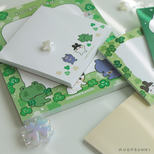 Clover Friends Duo Memo Set – mugobunni