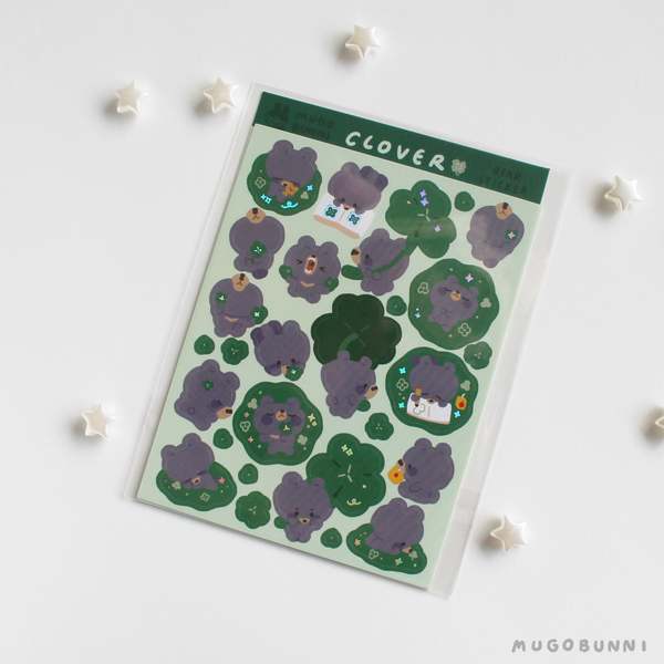 Clover Sticker Sheets – mugobunni