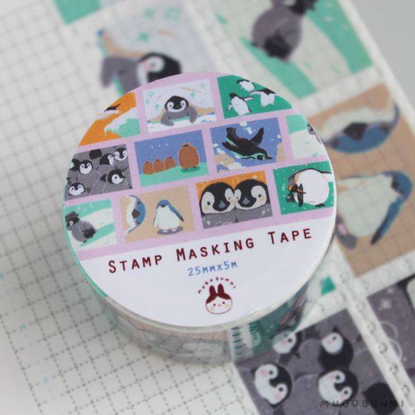 Penguin Stamp Washi tape – mugobunni