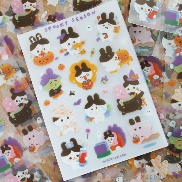 Spooky Season Mugobunni Sticker Sheet – mugobunni