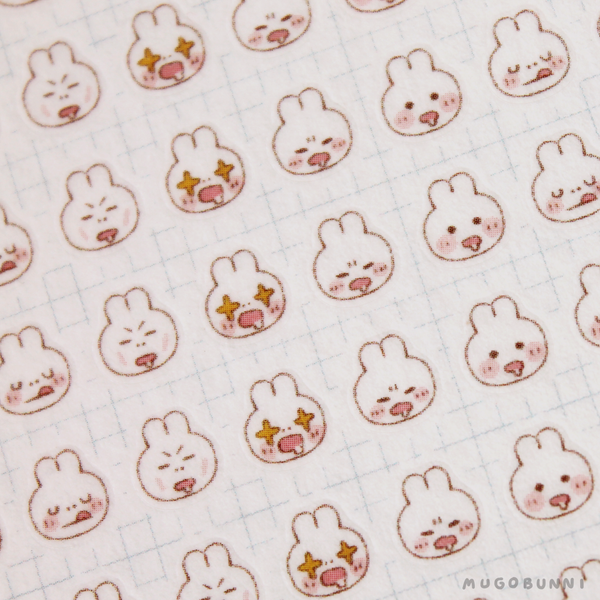 Bunmoji: Yummy Sticker Sheet – mugobunni