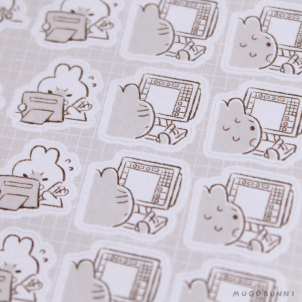 Sketch Digital Art Planner Sticker Sheet – mugobunni