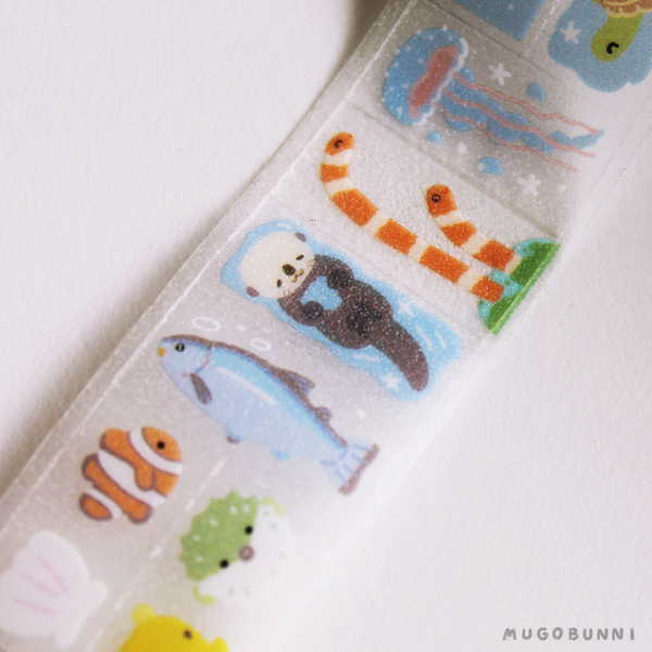Aquarium Glitter Sticker Tape – mugobunni