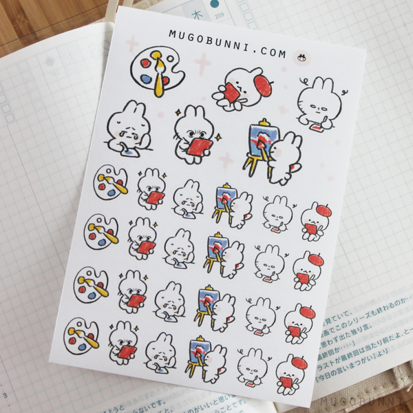 Artist Planner Sticker Sheet – mugobunni